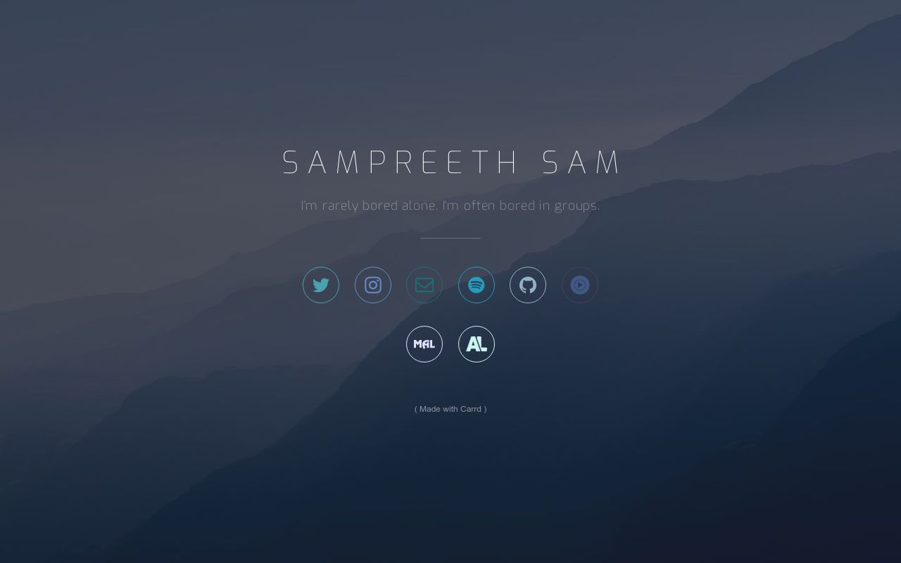Sampreeth Sam